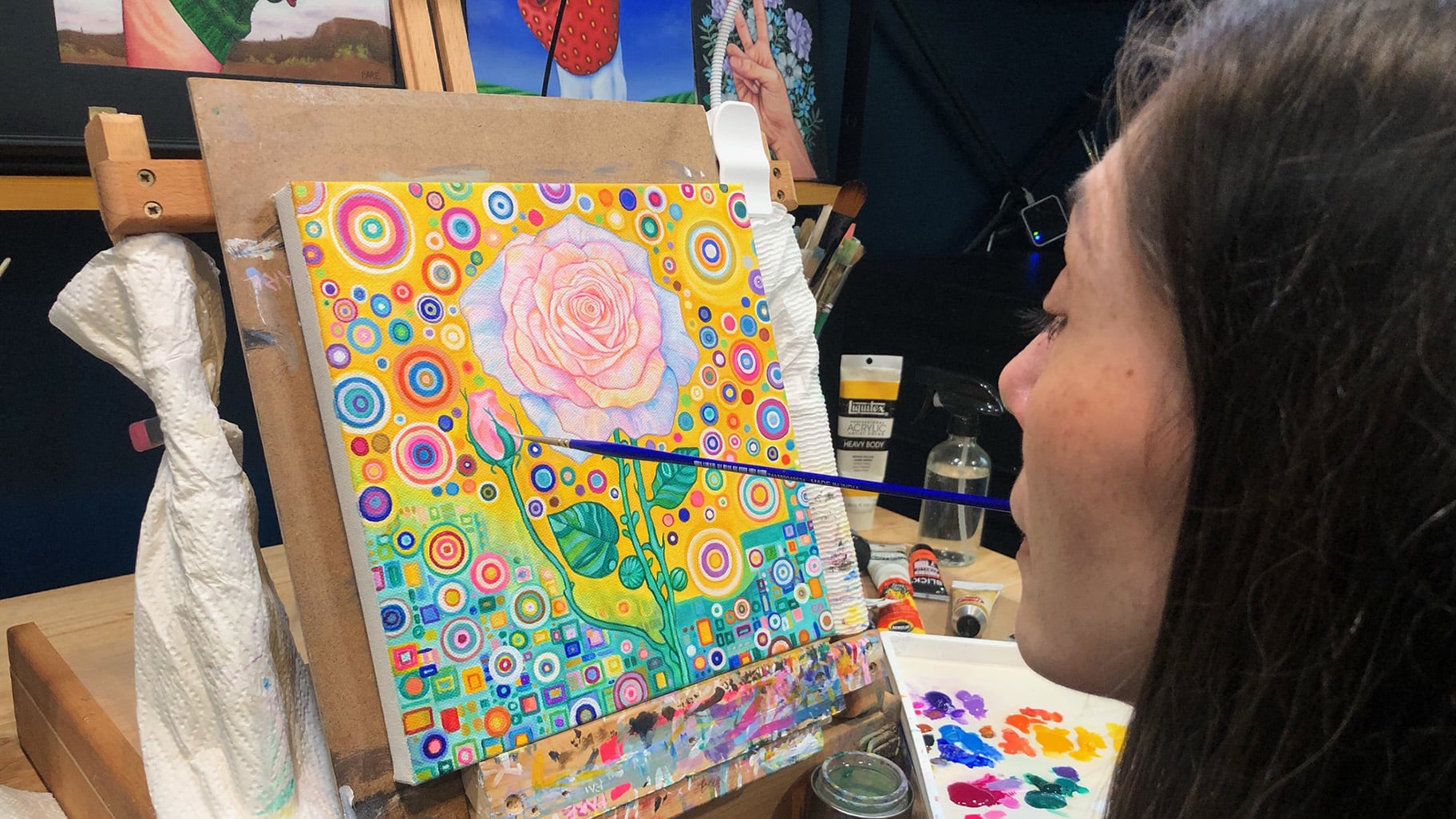 Meet Mariam Paré, a Rare Mouth Painter Who Didn’t Let Paralysis Stop Her From Becoming an Artist ...